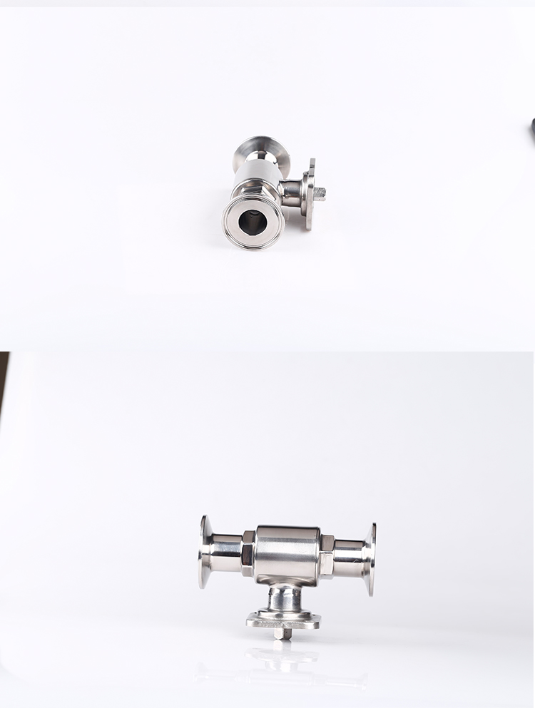 Sanitary high platform Tri Clamp Ball Valve